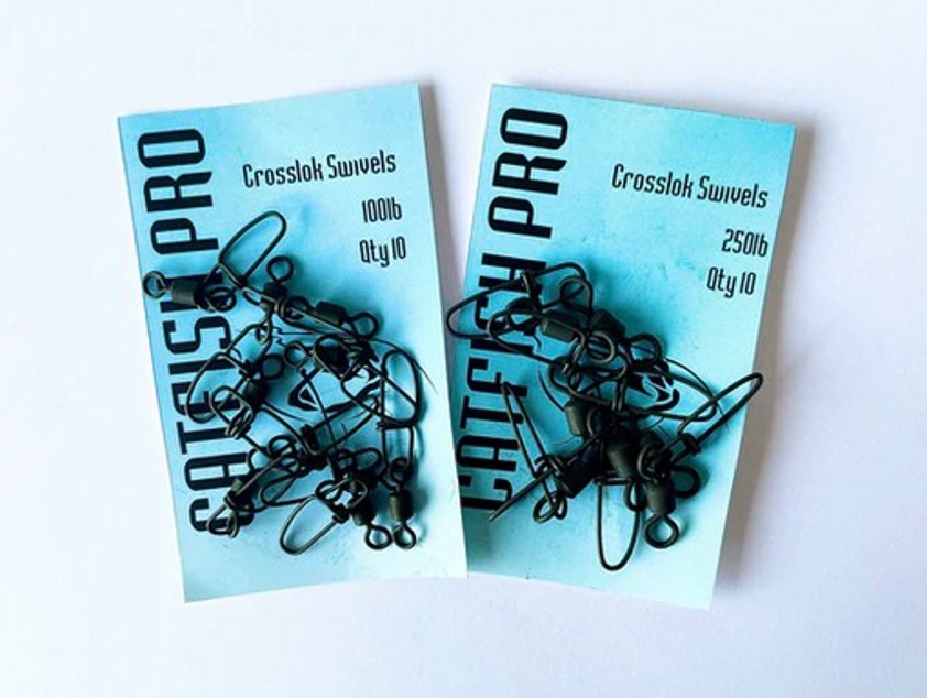 Catfish Pro Catfish Pro Cross Lok Swivels 100lb
