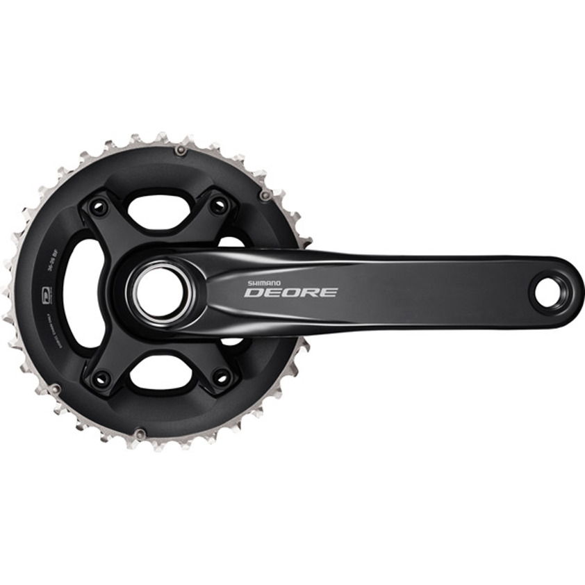 Shimano Deore Black FC-M6000 Deore 10-speed chainset, 175 mm