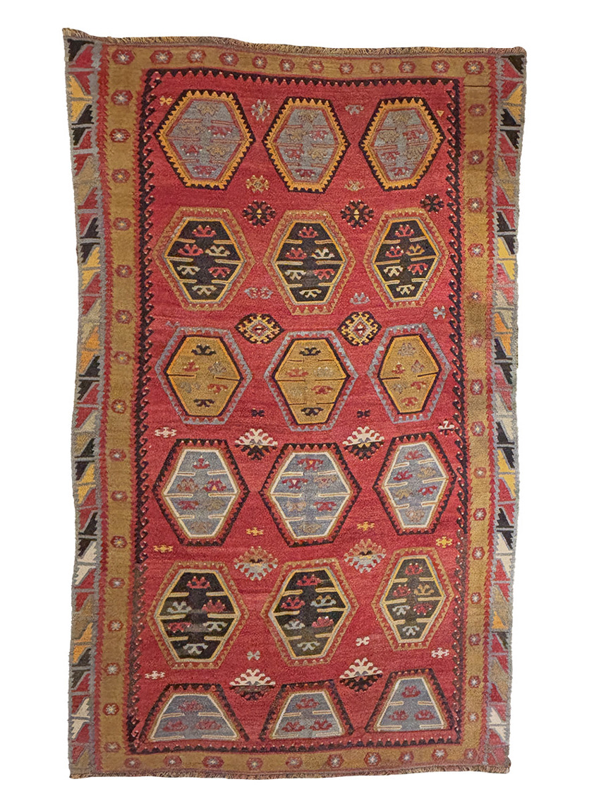 Anatolian Kilim Rug – Handwoven Wool Flatweave from Anatolia