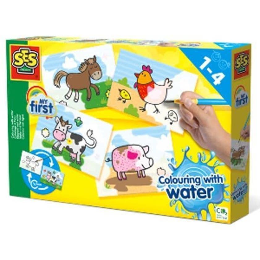 SES Colour with Water - Farm Animals