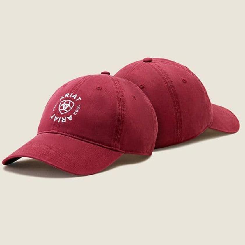 Ariat ADT Country Baseball Cap - Burgundy
