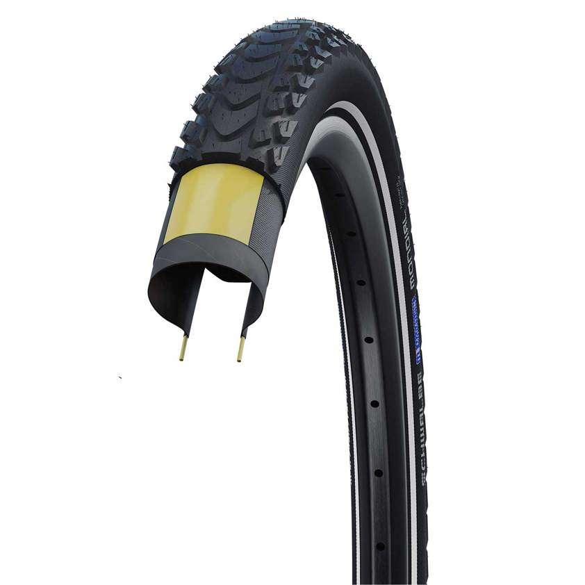 Schwalbe HS428 Marathon Mondial DD V-Guard Touring Folding Tyre - Black ...