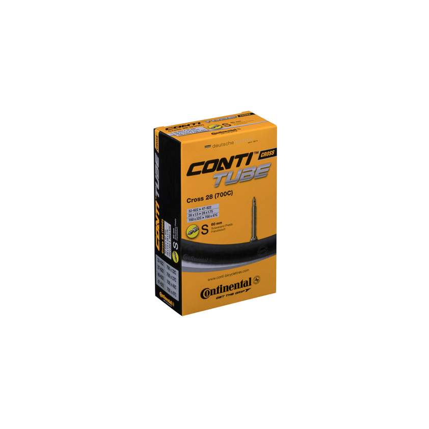 Continental Cross 700 x 32-47c Presta 60mm Valve Inner Tube Black ...