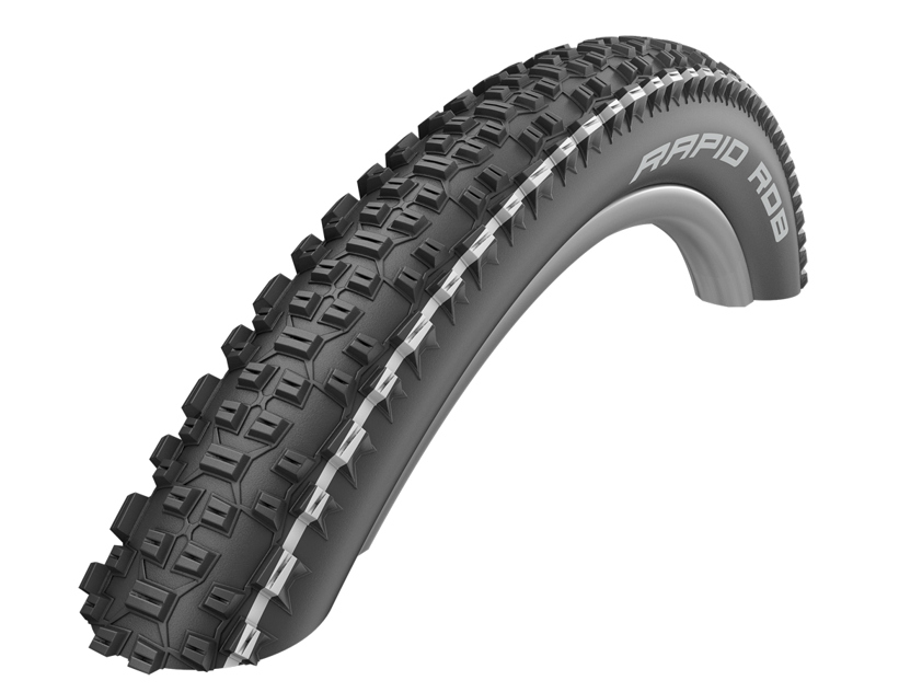 Schwalbe Rapid Rob Active Line All Terrain Tyre In Black/White - Leeli ...
