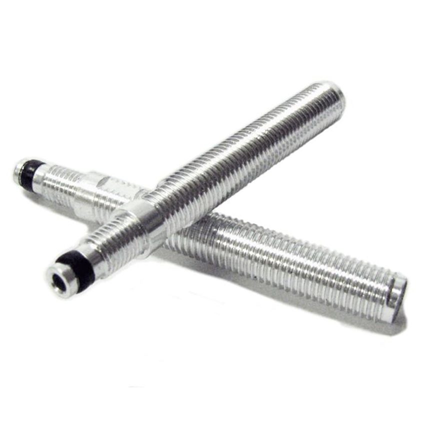 Stans Threaded Valve Extenders 40Mm Silver - Leeli Cycles