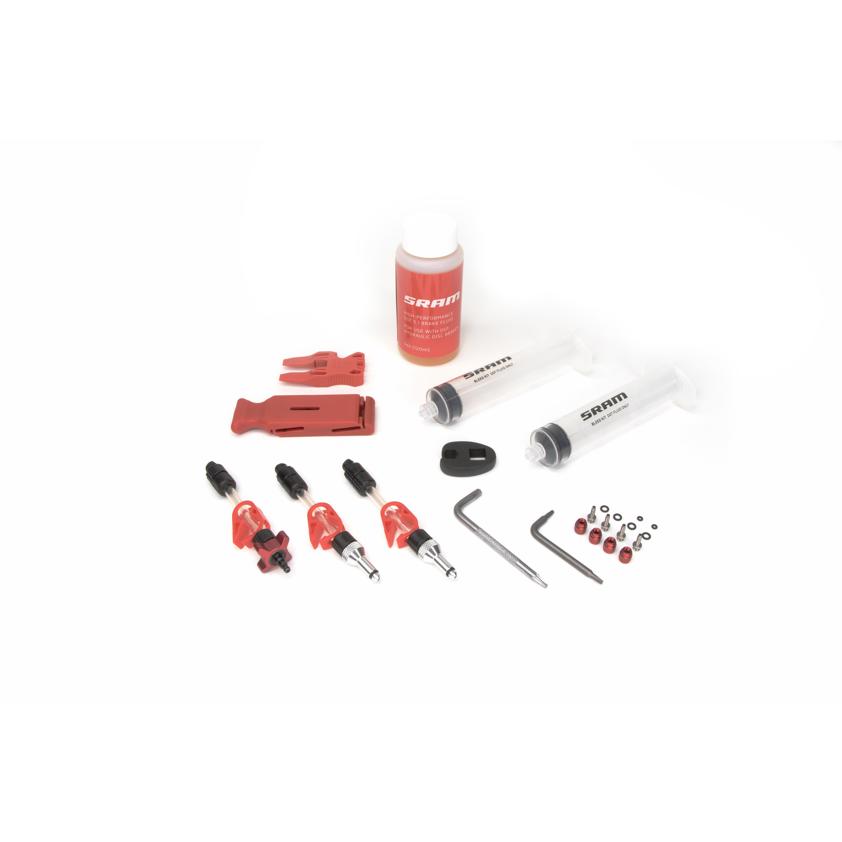 Sram Standard Dot Brake Bleed Kit (2 Syringes/Fittings, Bleed Blocks ...