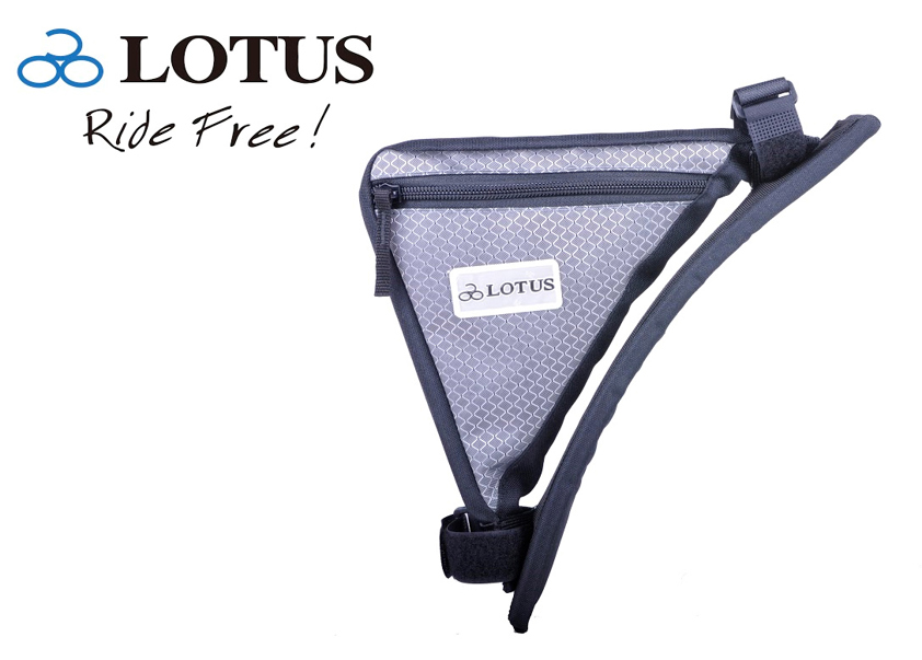 Lotus Commuter Frame Corner Bag In Grey (0.5L) - Arragons Cycle Centre