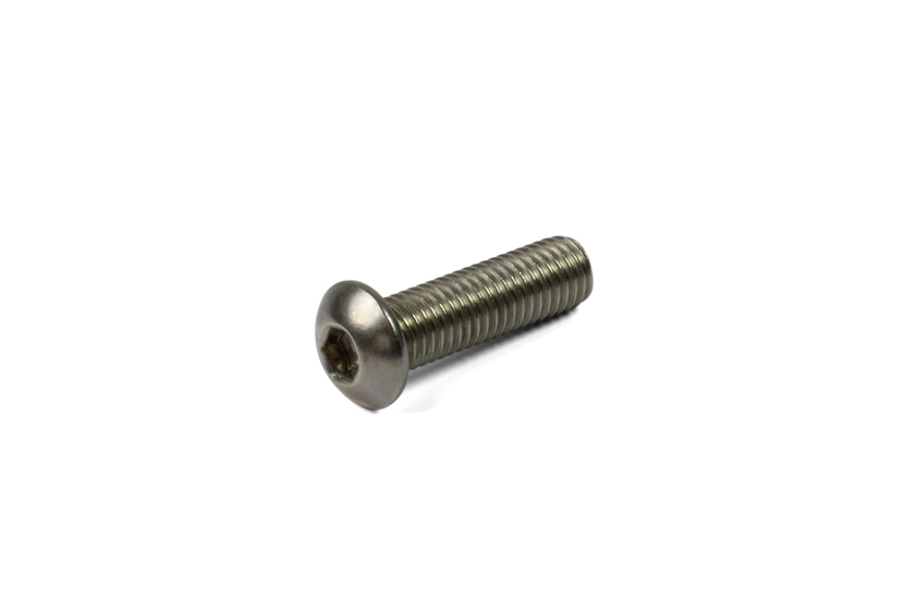 M10 X 35 Dome Head Screw Stainless Steel - Arragons Cycle Centre