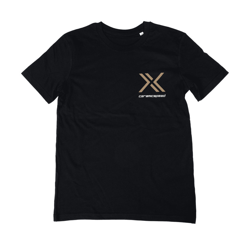 Ceramicspeed X Logo T-Shirt Black - Arragons Cycle Centre
