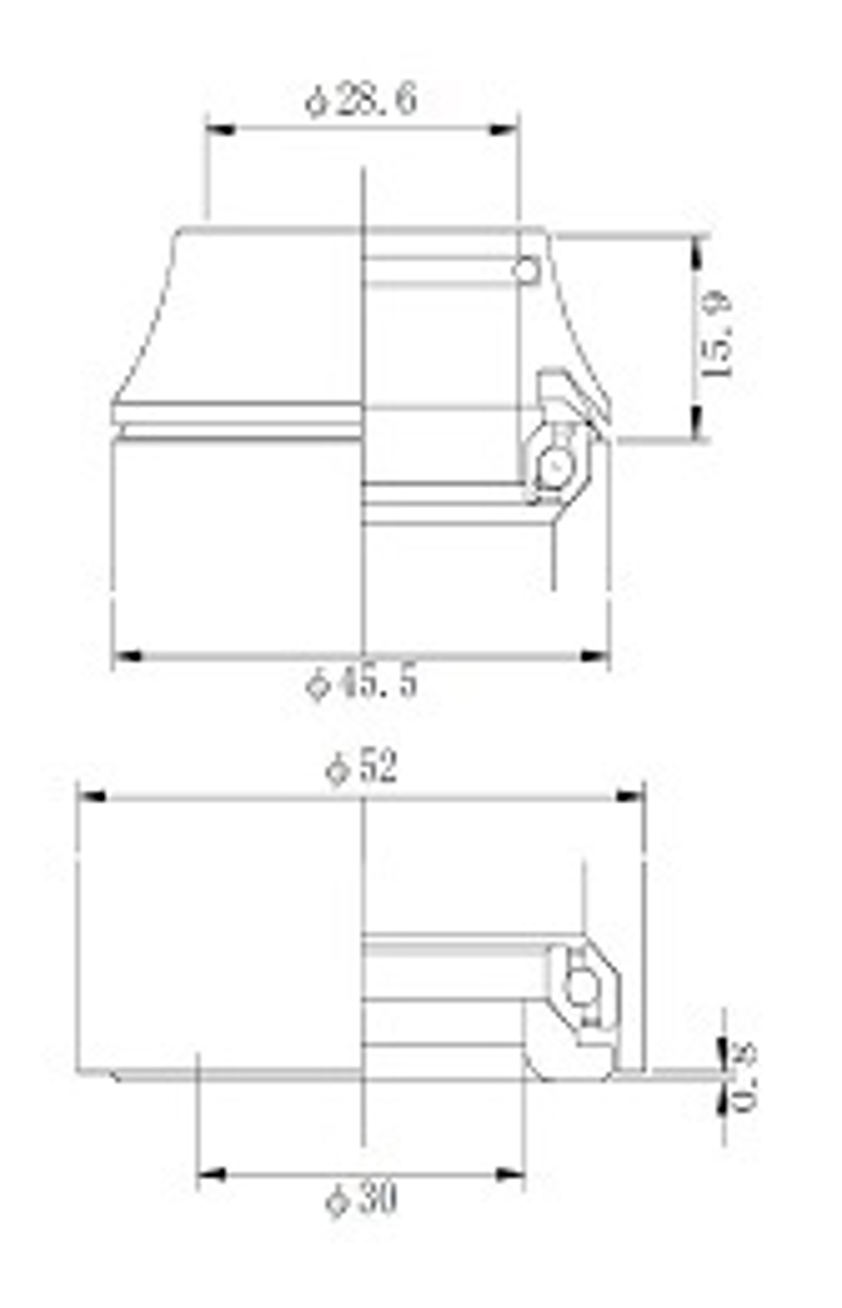 Tange Seiki Technoglide Is247lt Fully Integrated Tapered Headset In ...